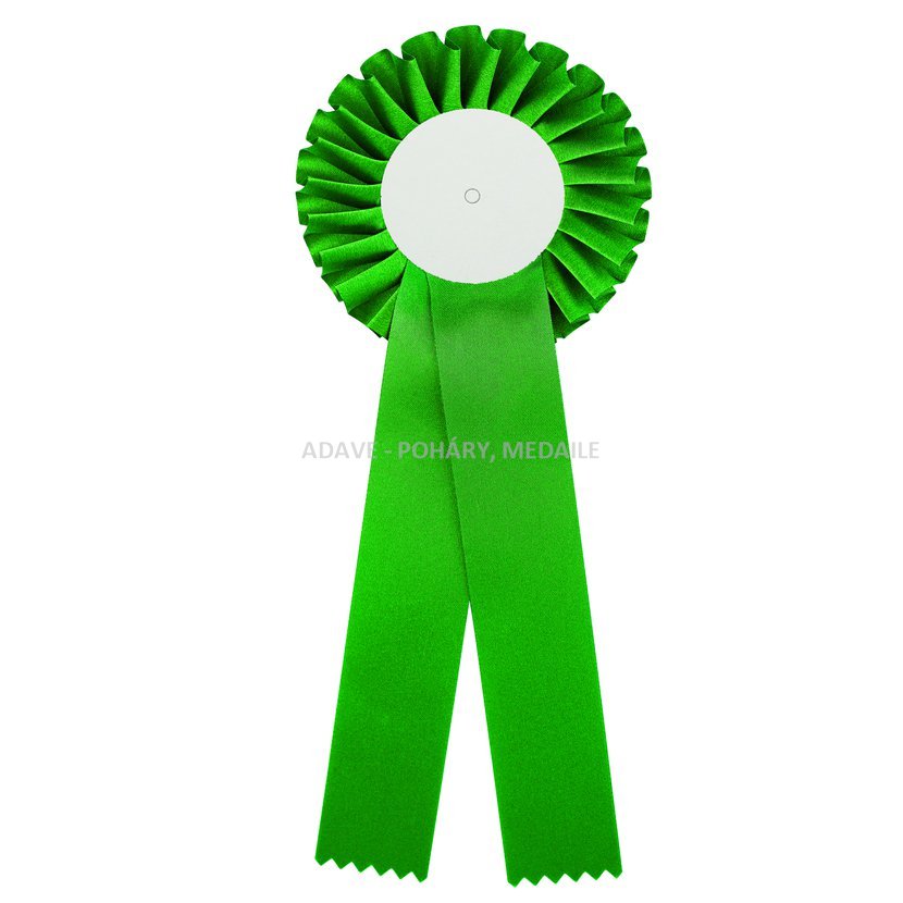 Kokarda jednořadá -zelená se sponou | ADAVE - POHÁRY, MEDAILE